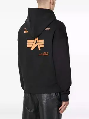 Alpha Industries Backprint Hoodie - Black