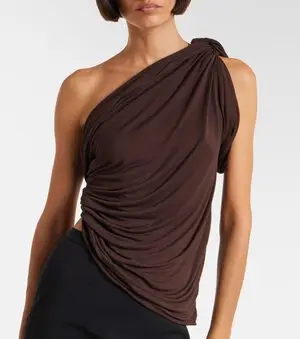 Rick Owens Draped One-shoulder Top