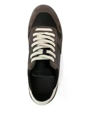Rick Owens Minimalist Lace-up Sneakers - Black