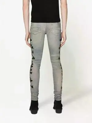 Amiri Camo Bones Skinny Jeans