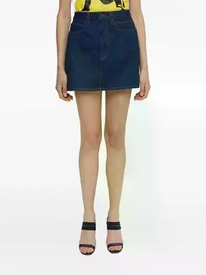 Calvin Klein Brooke Shields Mini Skirt - Blue