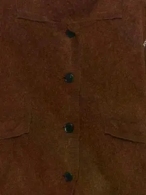 Max & Moi Chain-trimmed Button Cardigan