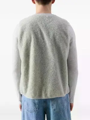 American Vintage Button-fastening Fleece Gilet - Grey