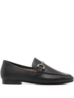 BIBI LOU Leather Horsebit Loafers - Black