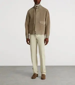 Dunhill Suede Harrington Jacket