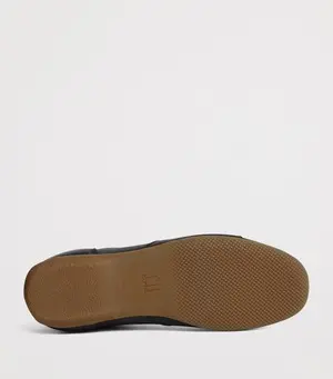 Dunhill Deerskin Davies Sneakers - Black