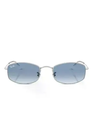 Ray-ban Tone Geometric Frame Sunglasses - Silver