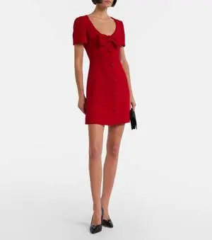 Valentino Garavani Wool-blend Tweed Minidress