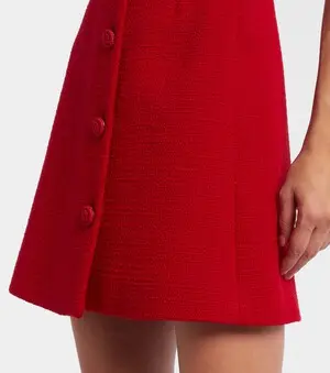 Valentino Garavani Wool-blend Tweed Minidress