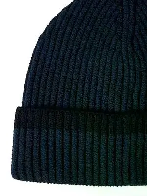 Stone Island Logo-motif Ribbed Beanie