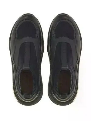 FERRAGAMO Sock-style Sneakers With Gold-tone Detailing