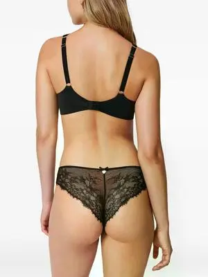 TWINSET Lace-panelled Satin Briefs