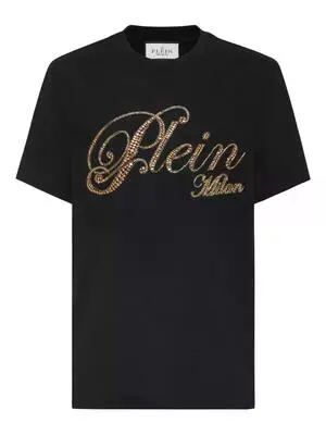 Philipp Plein Logo-embellished T-shirt - Black