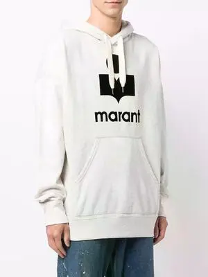 MARANT Miley Flocked-logo Hoodie