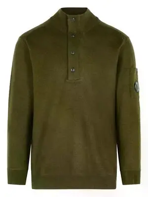 C.P. COMPANY Lens-detail Sweater - Green