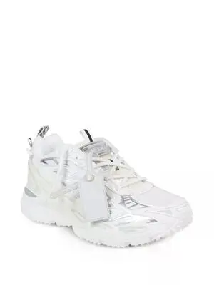 Off-White Be Right Back" Metallic Detail Sneakers - White