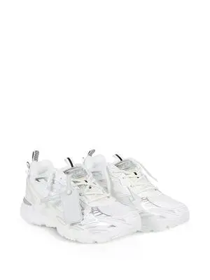 Off-White Be Right Back" Metallic Detail Sneakers - White