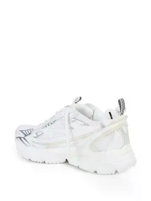 Off-White Be Right Back" Metallic Detail Sneakers - White