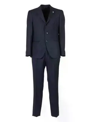 LUIGI BIANCHI MANTOVA Single-breasted Suit - Blue
