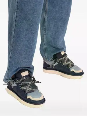 UGG Lowmel Suede And Mesh Sneakers - Blue