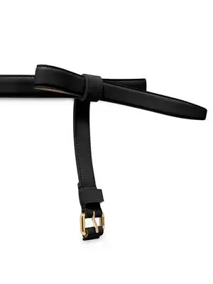 Moschino Bow Detail Leather Belt