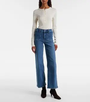 FRAME Le Slim Palazzo Wide-leg Jeans