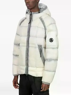 C.P. COMPANY Quilted Puffer Jacket With Contrast Panelling