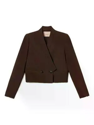 TWINSET Double-breasted Cropped Blazer