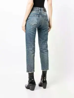 R13 High-waist Cropped Jeans