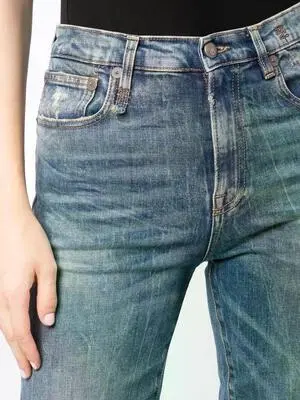 R13 High-waist Cropped Jeans