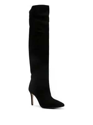 L'ARIANNA Suede Pointed-toe Knee-high Boots