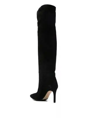 L'ARIANNA Suede Pointed-toe Knee-high Boots