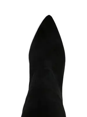 L'ARIANNA Suede Pointed-toe Knee-high Boots