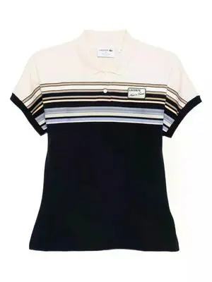 Lacoste Striped Polo Shirt - Blue