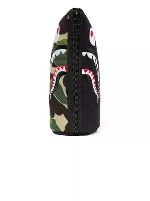 A BATHING APE Shark Motif Round Eyeglasses