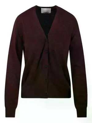 MARANT ETOILE V-neck Button-front Cardigan - Red