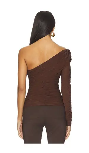 Ronny Kobo Adriene Top - Brown