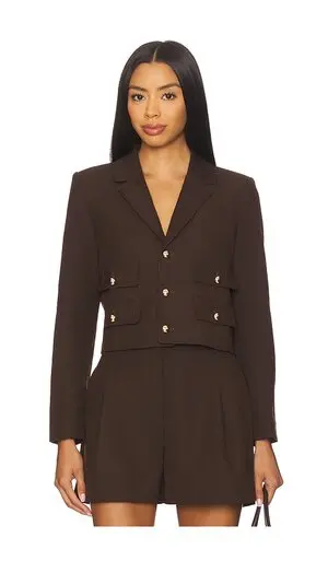 KARINA GRIMALDI Marie Cropped Blazer