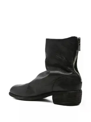 Guidi Leather Zip Fastening Boots
