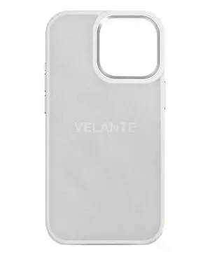VELANTE Crocodile-effect Iphone 16 Pro Max Case - White