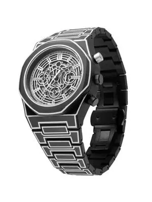 D1 MILANO Polycarbonate Skeleton Chronograph Watch