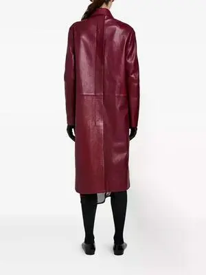 Proenza Schouler Leather Coat - Red