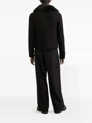 Dolce & Gabbana Panelled V-neck Sweater
