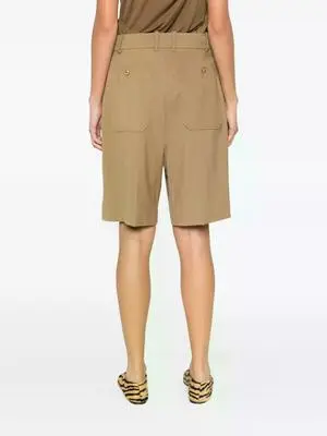 P.a.r.o.s.h Virgin Wool-blend Tailored Shorts