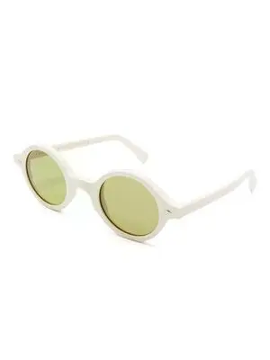 FAMILY AFFAIR Hopkins Round Frame Sunglasses - Neutrals