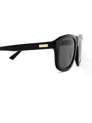 Gucci Tinted Square-frame Sunglasses - Black