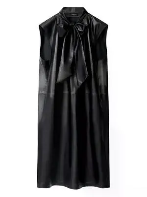 Fabiana Filippi Sleeveless Tie Neck Midi Dress - Black