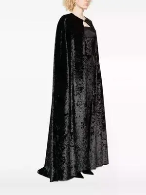 CHB CHRISTIAN BOARO Crushed Velvet Cape