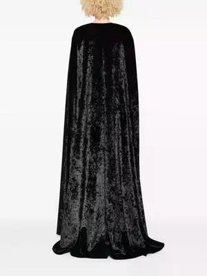 CHB CHRISTIAN BOARO Crushed Velvet Cape