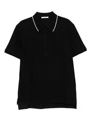 Givenchy Tipped-collar Polo Shirt - Black